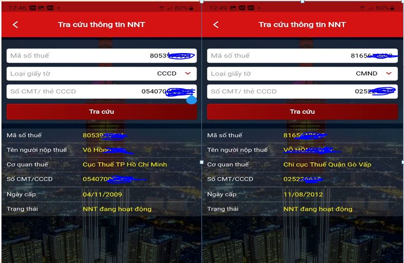 Tôi đi hủy mã số thuế
