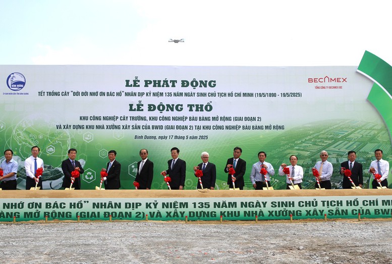 Bình Dương khởi công hai khu công nghiệp xanh hơn 1.000 hécta